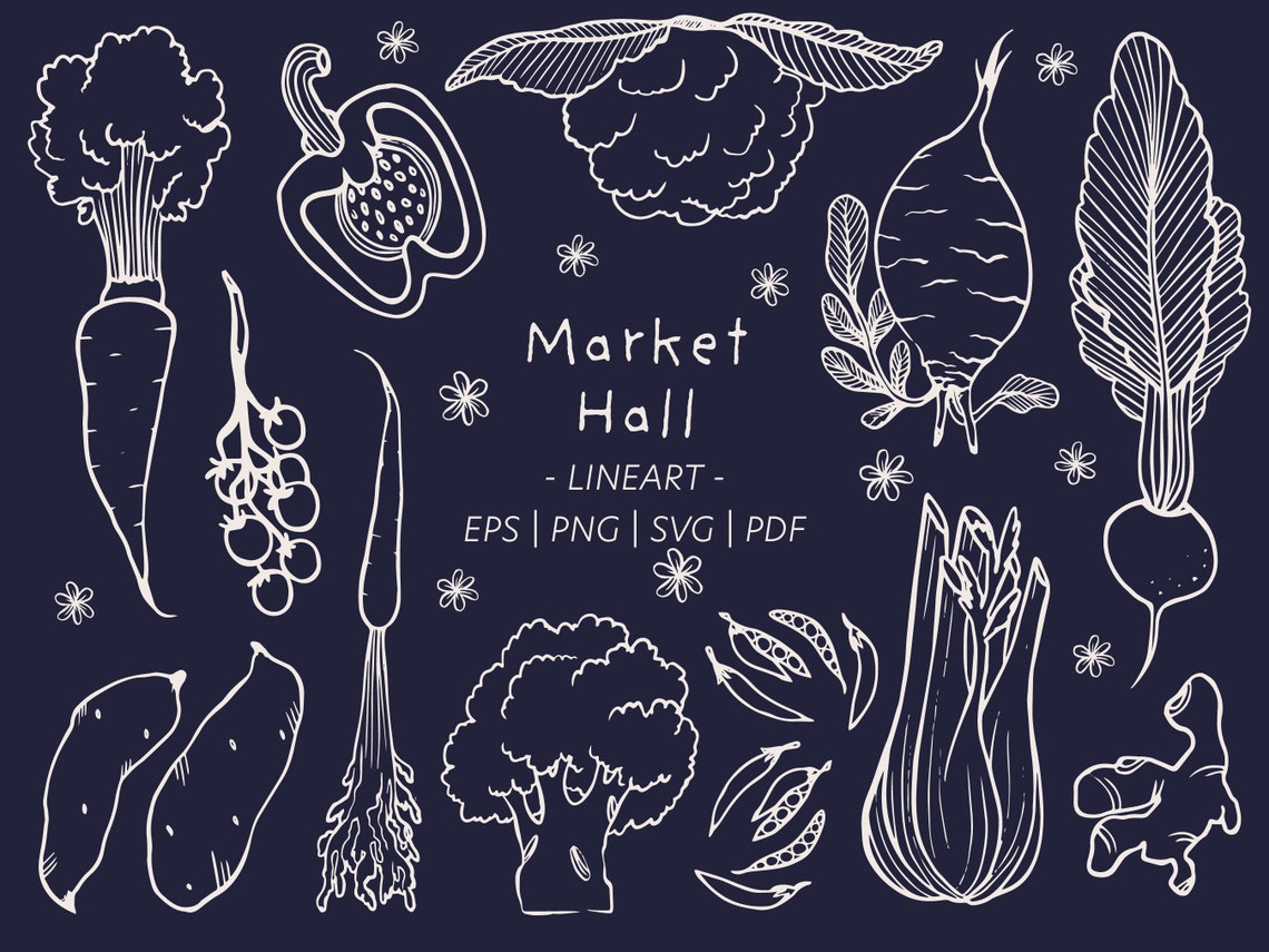 Food Svg Bundle / Food Clipart / Food Svg / Vegetable Svg / - Etsy