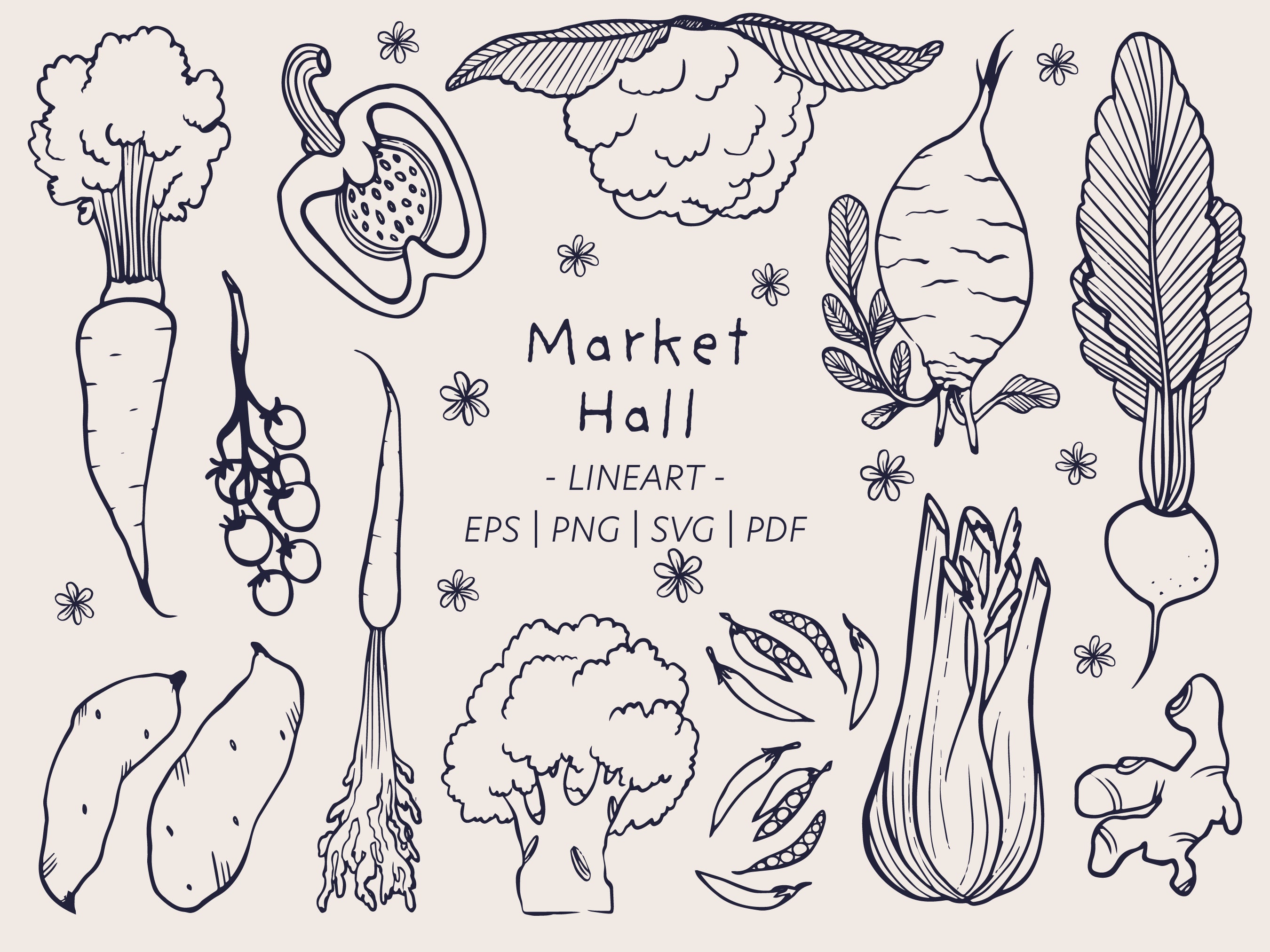 Food Svg Bundle / Food Clipart / Food Svg / Vegetable Svg / Veggie Svg ...