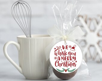 We Whisk You a Merry Kissmas Tag - Etsy