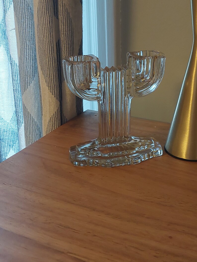 Vintage Anchor Hocking Queen Mary Candleholder MCM Cactus Shape - Etsy