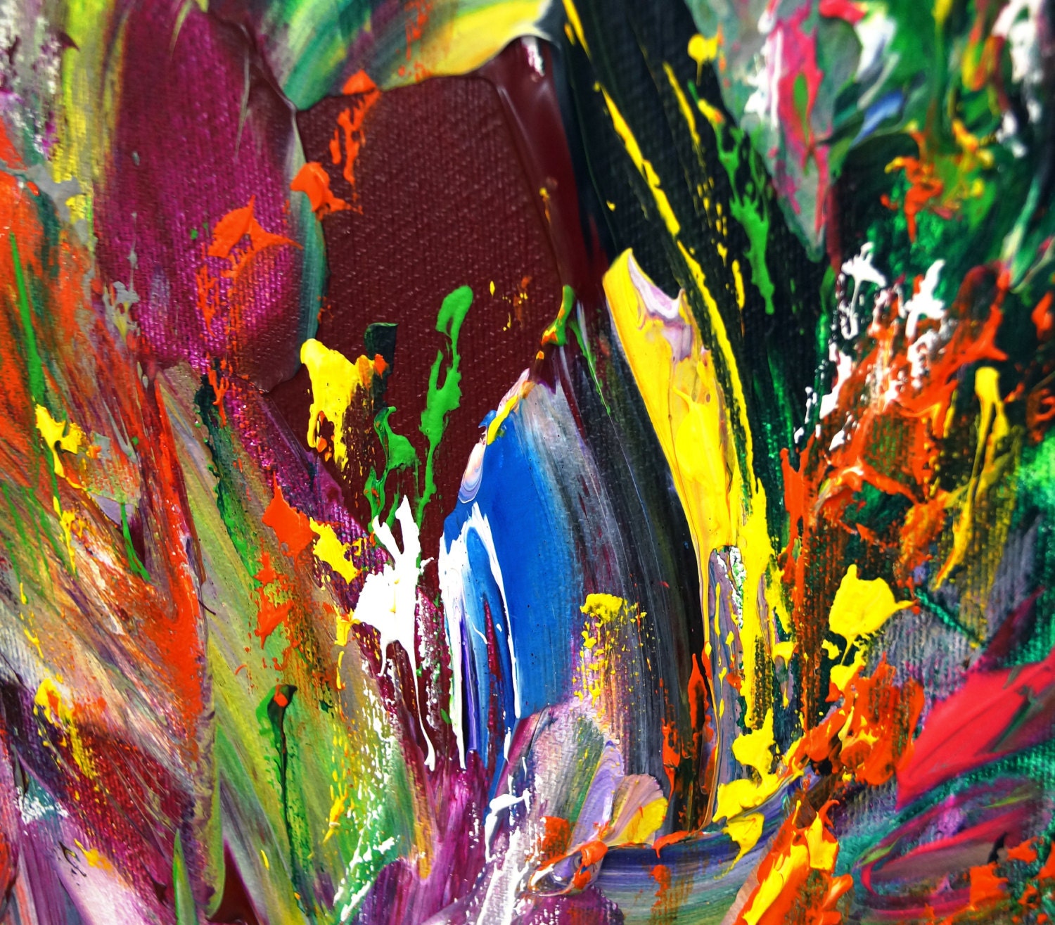 Modern Expressionism Artwork 61.0 X 41.3. Large Abstract Painting ...
