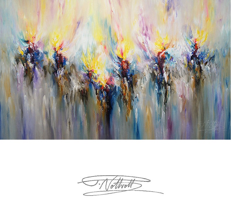 Very Large Abstract Painting on Canvas Original 78.8 X - Etsy