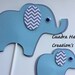 Elephant Centerpieces Stick/elephant Baby Shower/peanut Elephant ...