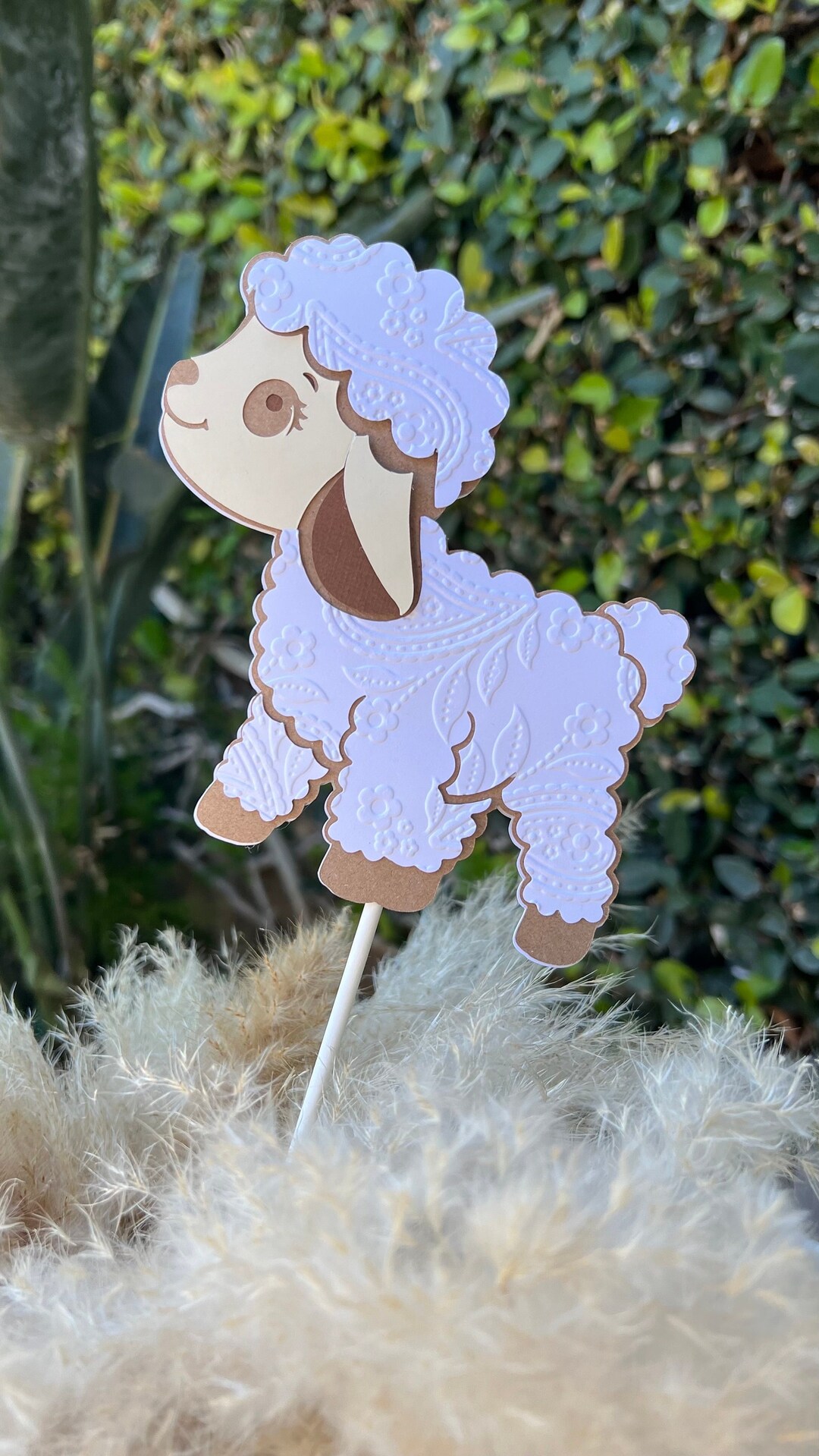 Lamb/ Lamb Centerpieces Stick/ Lamb Shapes/ Sheep Baby Shower/ Lamb ...