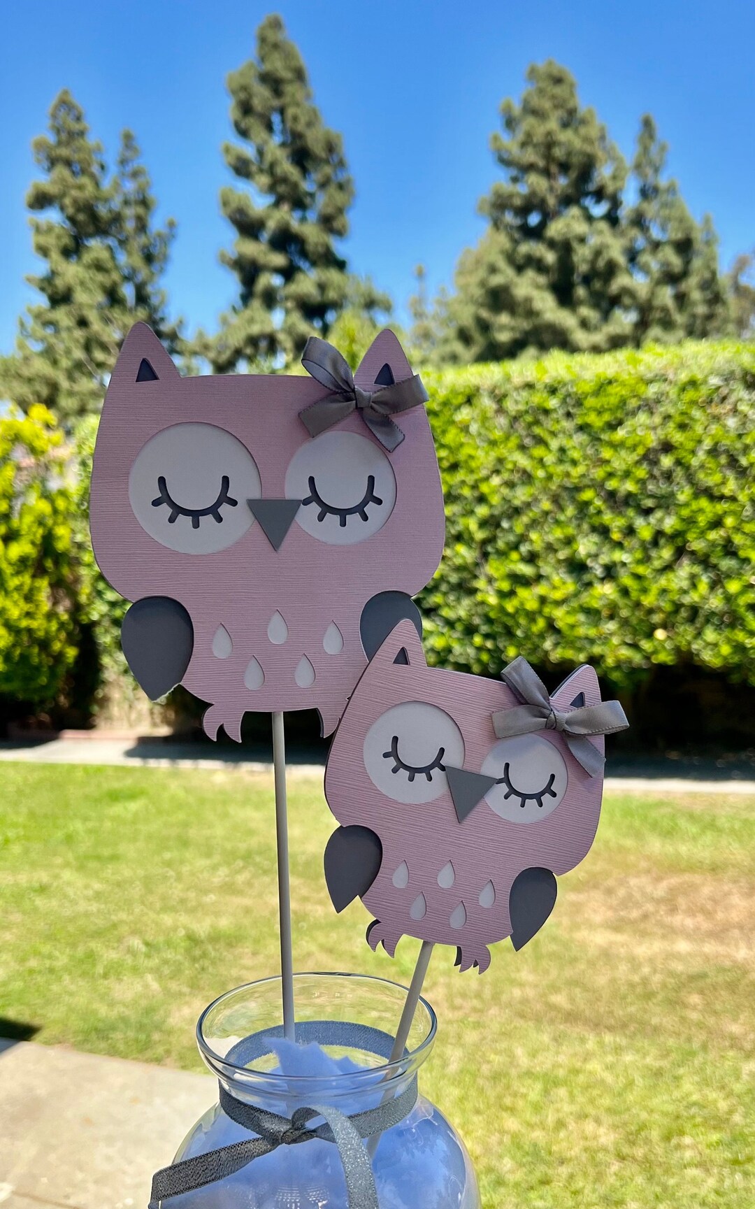 Owl / Owl Party Decoration/ Owl Centerpieces Stick/owl Baby Shower ...