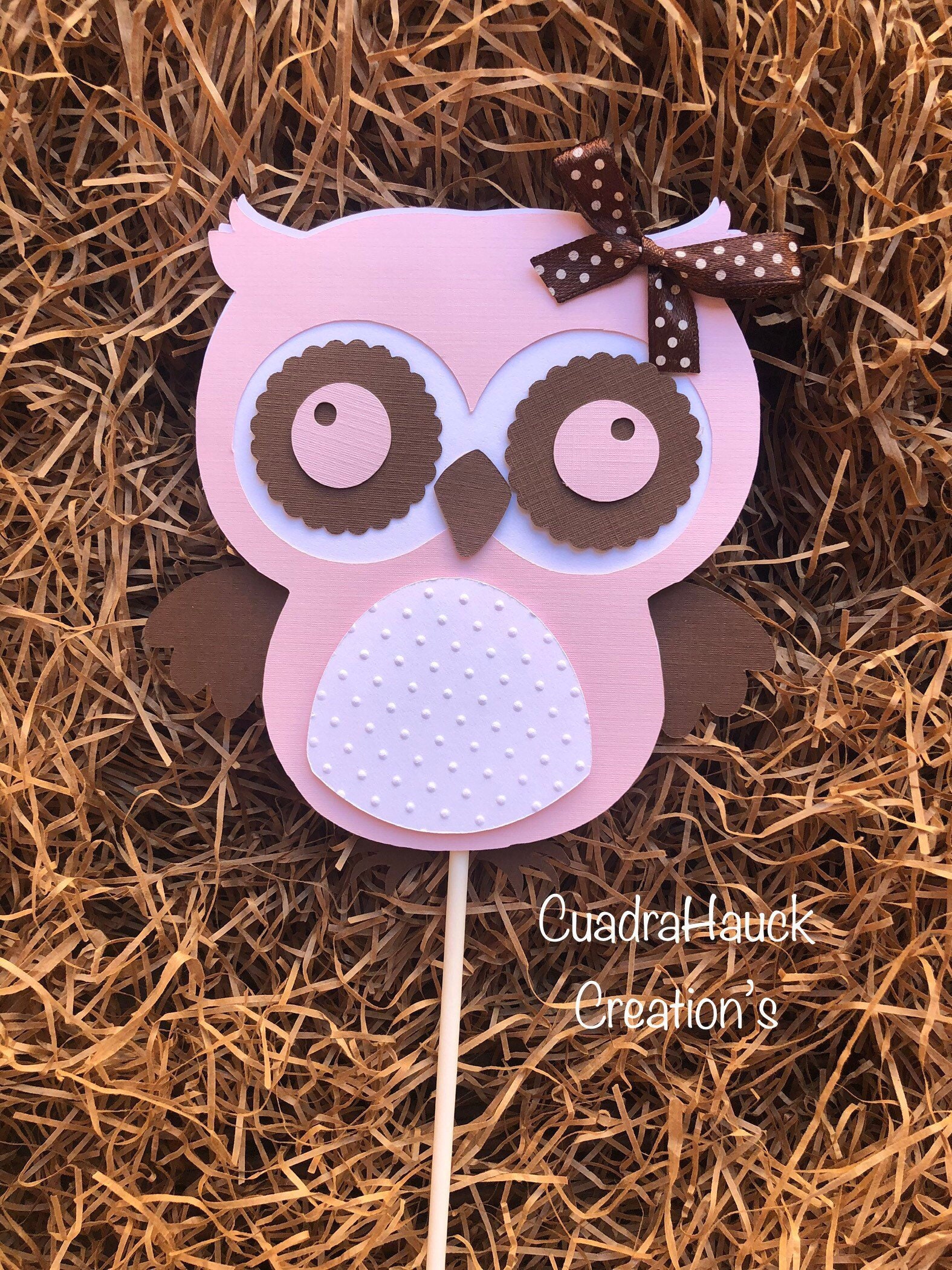 Pink And Brown Owl