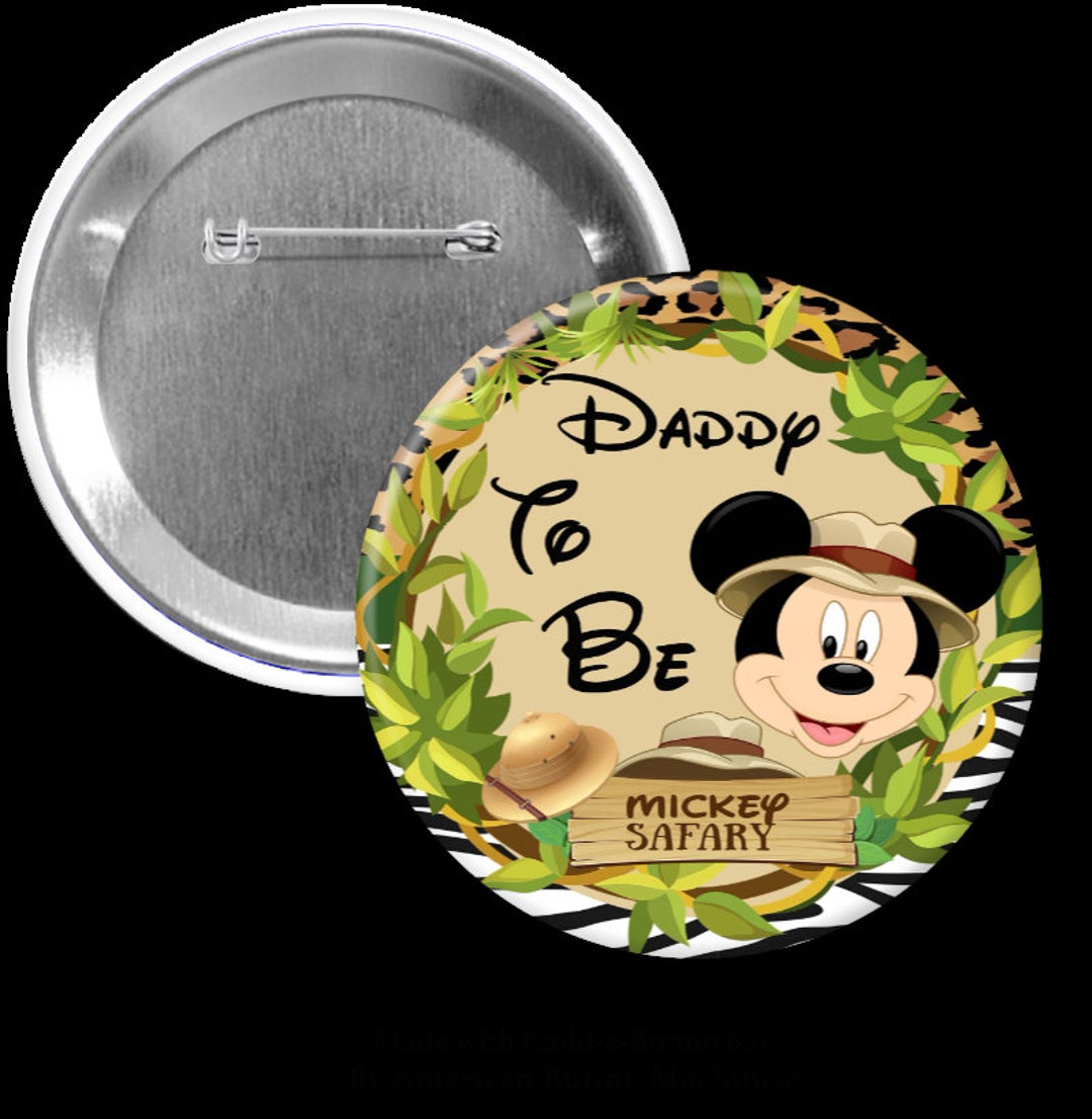Mickey Safari/ Mickey and Friends Jungle Animals/ Pins Buttons/ Mommy ...