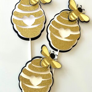 Honey Bumble Bee/ Bee Centerpieces Stick/ Bee Decoration/ Bee Decor/bee ...
