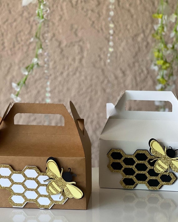 bee/Party favor/bee Favor Boxes / baby shower favor boxes / bee theme ...