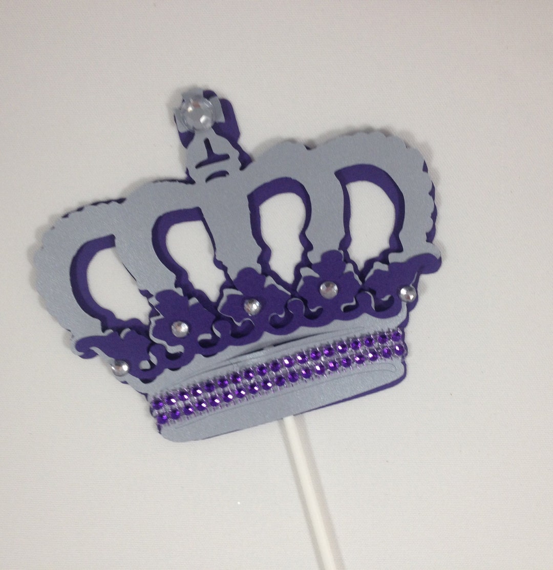 Purple and Silver Crown, Royal Crown, Royal Theme, Crown Shape, Silver ...