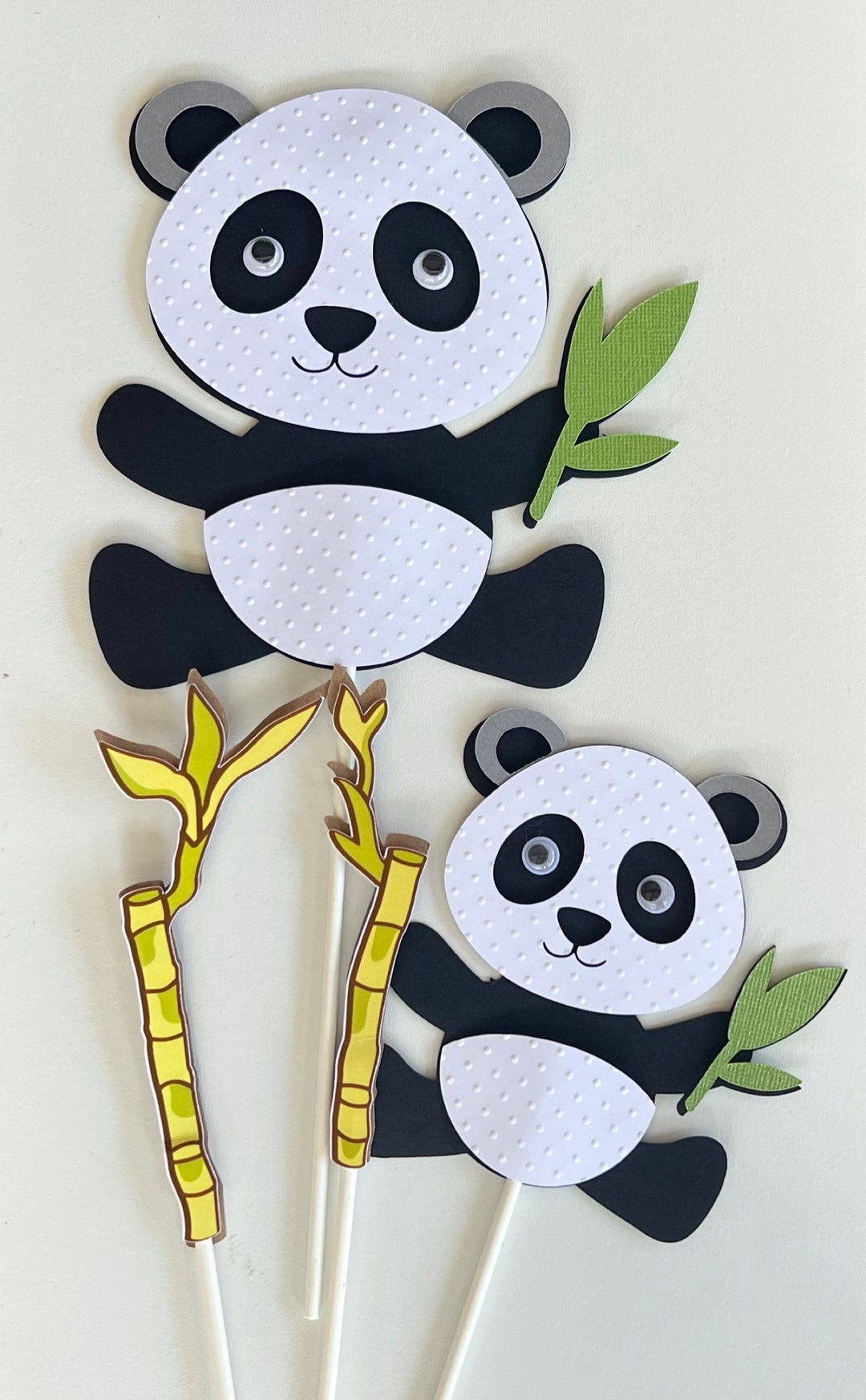 Panda/panda Baby Shower/panda/ Panda Centerpieces Stick/ Panda Decor ...