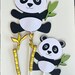 Panda/panda Baby Shower/panda/ Panda Centerpieces Stick/ Panda Decor ...