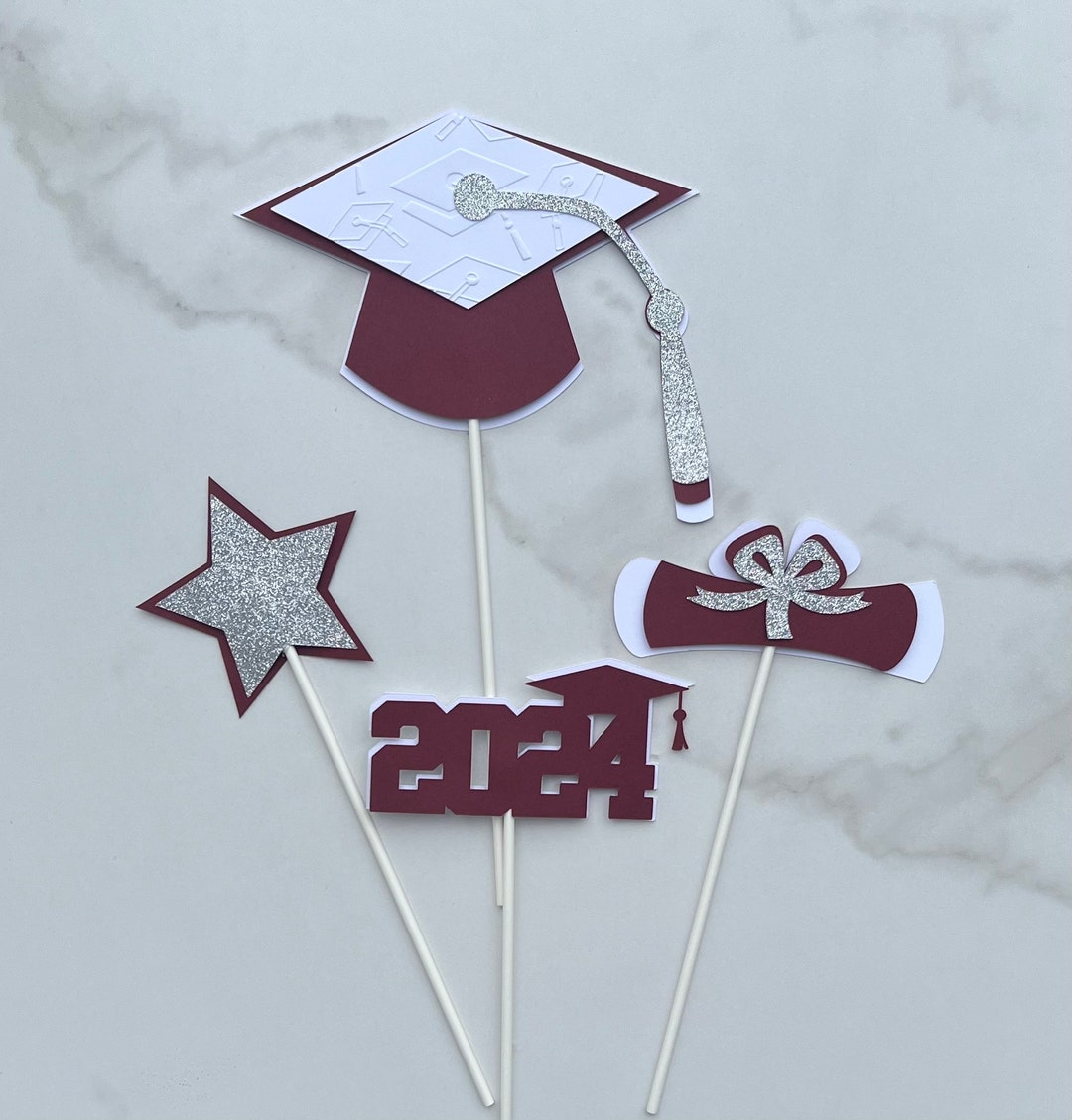 Graduation/class 2024/ Centerpieces Stick/ Prom/ Graduation Stick ...