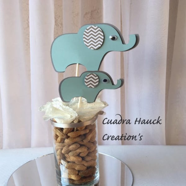 Elephant Centerpieces for Baby Shower - Etsy