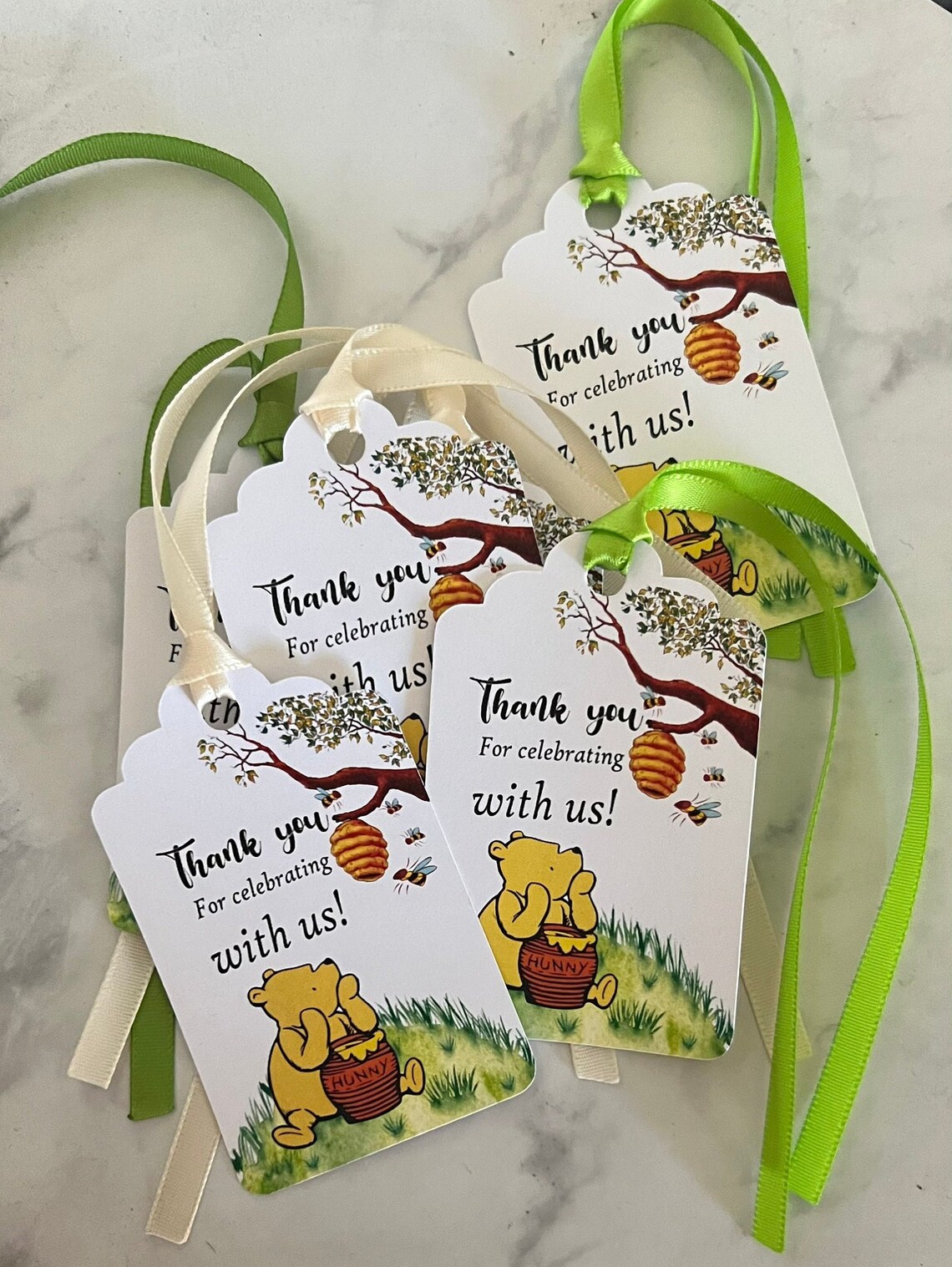 Winnie Pooh/ Winnie Pooh Labels Tags/ Party Favor Tags/ Baby - Etsy