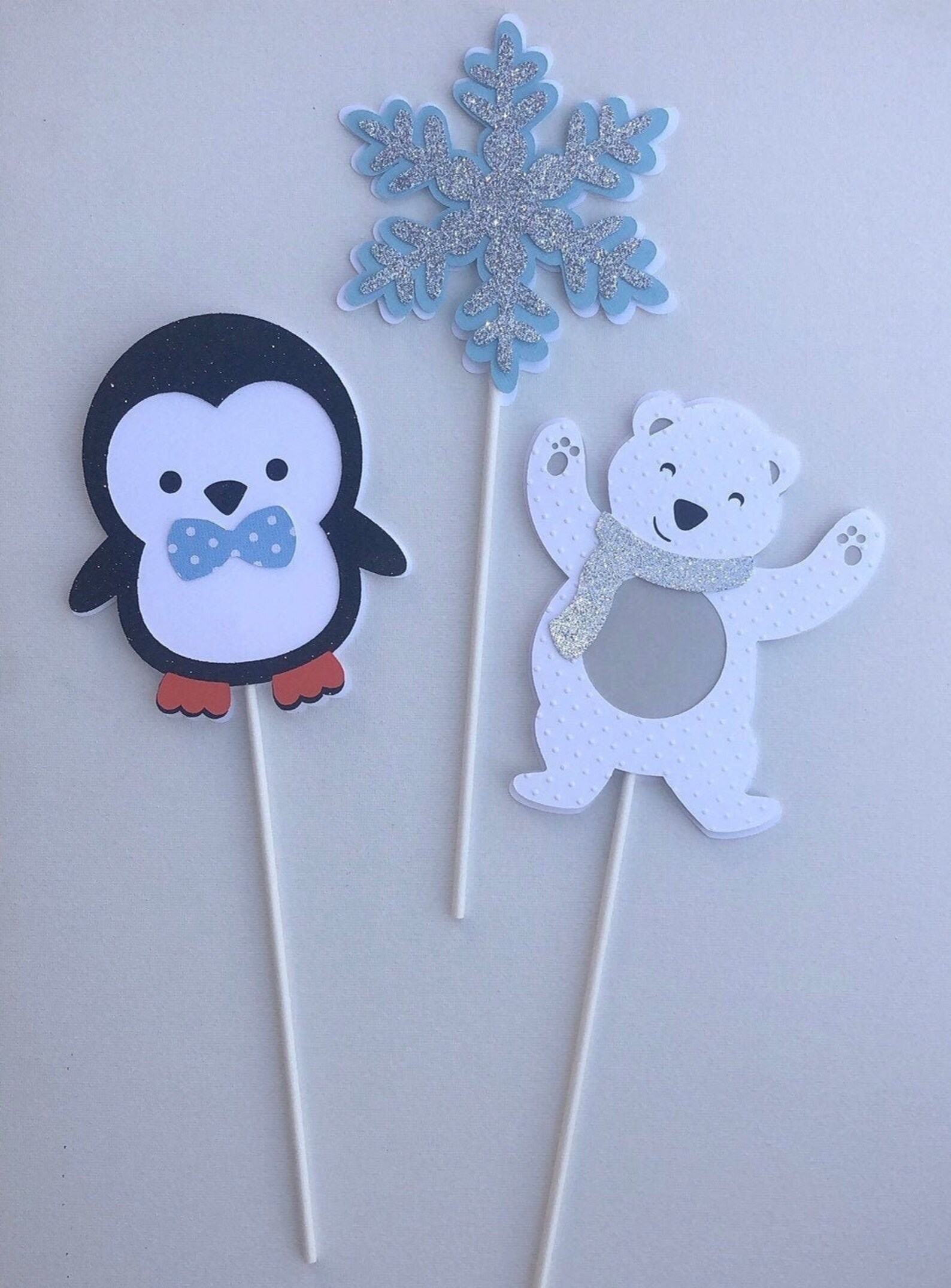 Arctic Animals/bear/ Snowflakes/ Penguin Bear/ Penguin Centerpieces ...