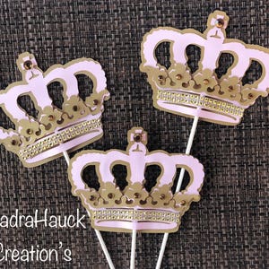 Royal Princess Centerpiece Stick/ Little Princess/ Light Pink and Gold ...
