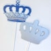 Royal Prince Crown/ Royal Crown Baby Shower/ Crown Centerpieces Stick ...