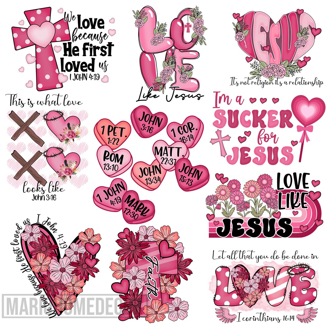 Love Like Jesus Valentine Png Jesus Valentine Png Valentine - Etsy