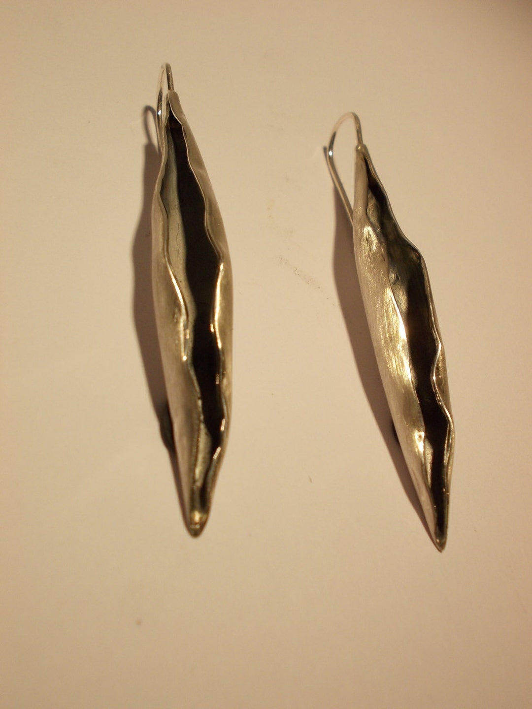 Silver Earrings-artisan-handmade-one of a Kind-design-contemporary ...