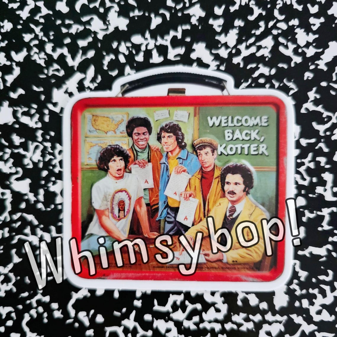 STICKER - Vintage Welcome Back Kotter Lunchbox - Etsy