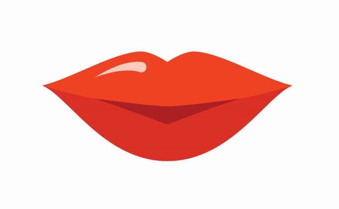 100 Lip Shape Business Cards Die Cut Business Cards Custom - Etsy