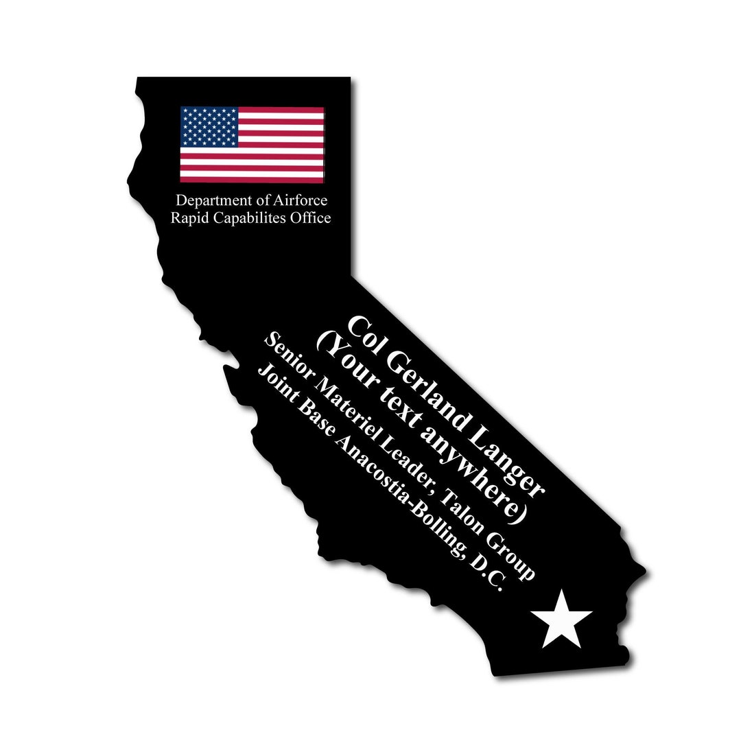 California State Shaped Plaque | Custom Engraved, California Cutout ...