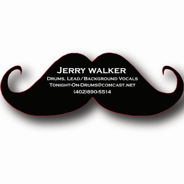 Mustache Card - Etsy