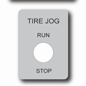 Engraved Industrial Tags, Engraved Legend Plates, Push Button Tags ...