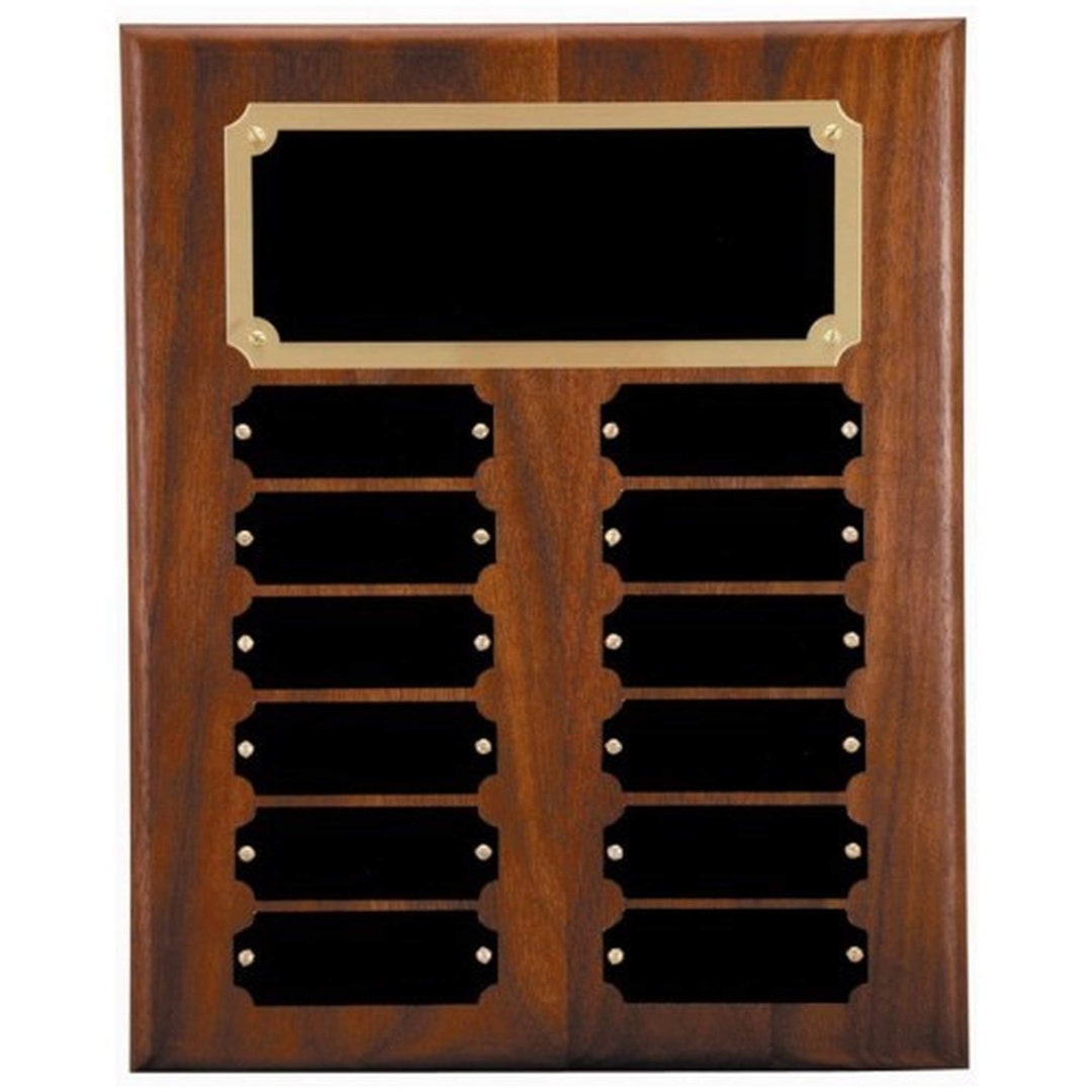 Perpetual Plaque Award, Multiple Name Plates, Perpetual Award, 8X10 ...