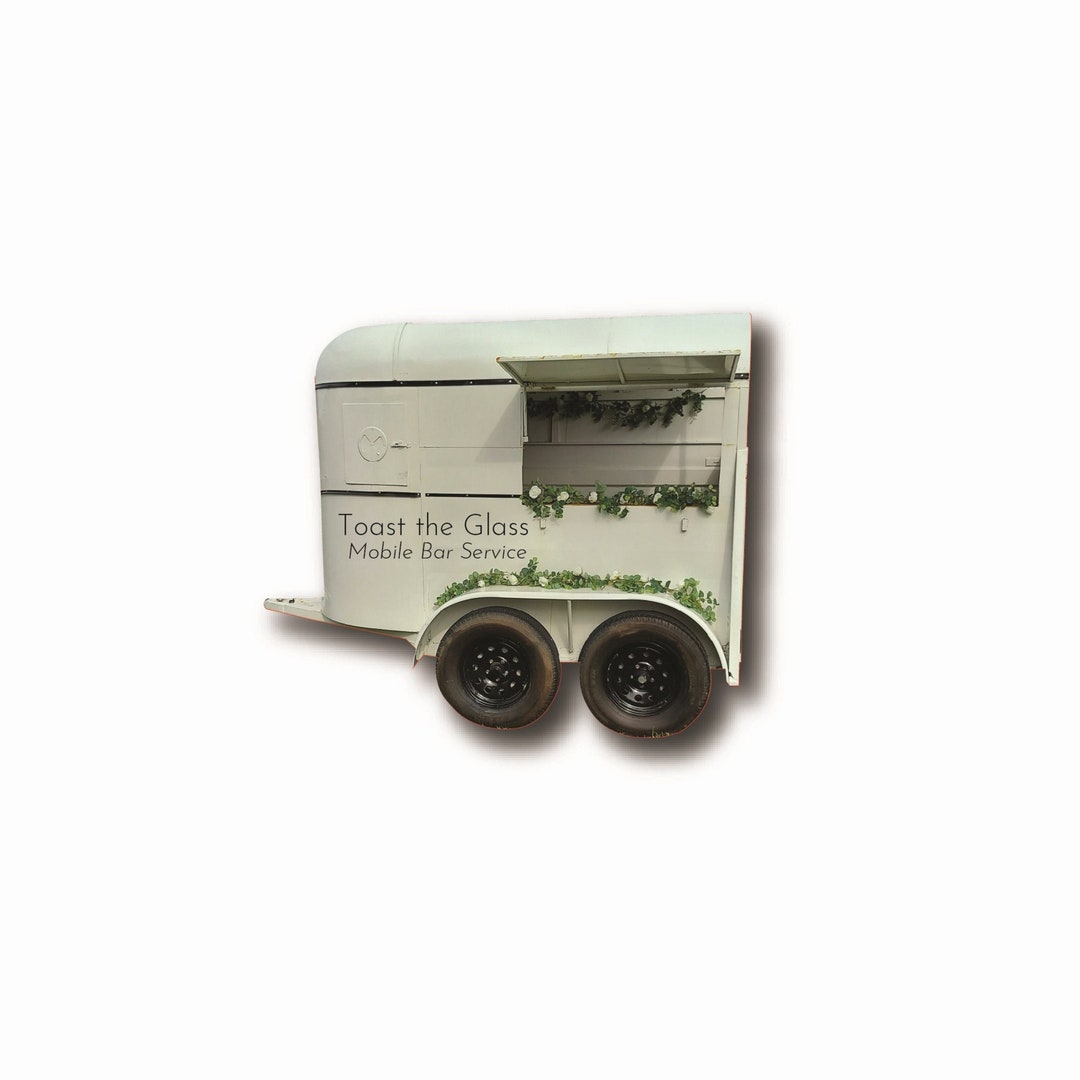 Concession Trailer Business Cards, Die Cut Business Cards, Trailer ...