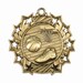 Personalized Basketball Medal | 2.25" Antique Gold Star Basketball ...