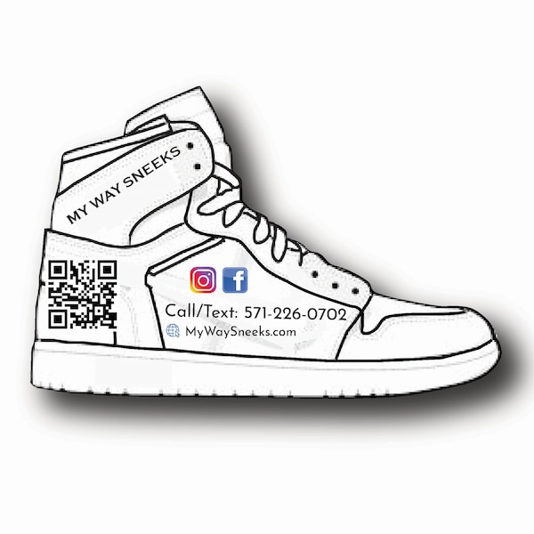 Custom Sneaker Cards - Etsy