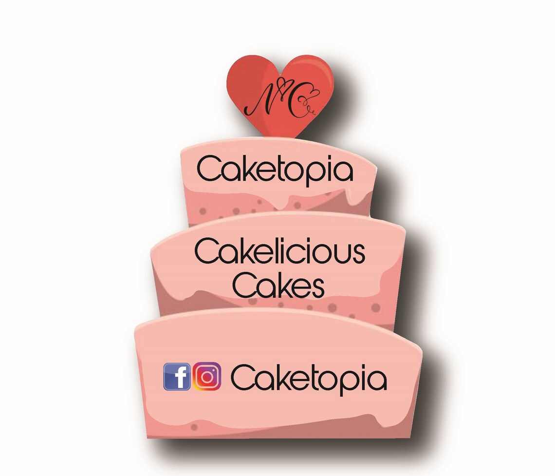 Cake Business Cards QR Code Pastry Business Cards Die Cut - Etsy