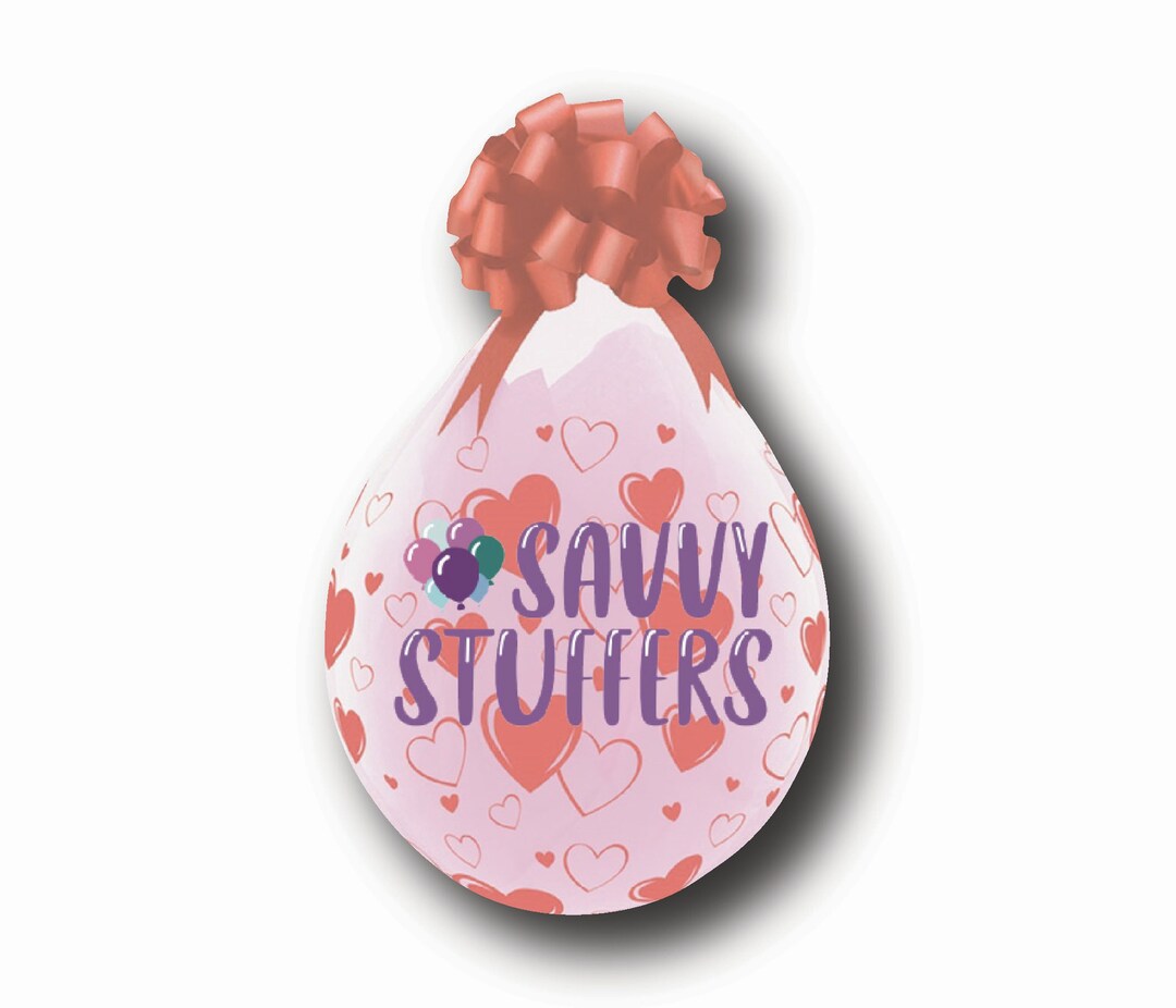 Balloon Stuffers Business Cards With QR Code, Keepsake Stuffer Business ...