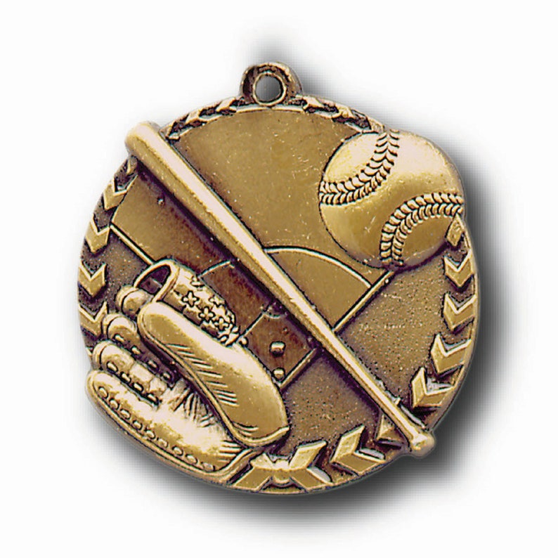 Engraved Baseball Softball Medals Set of 6 1.75 - Etsy