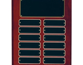Perpetual Plaque Award, Multiple Name Plates, Perpetual Award, 8X10 ...