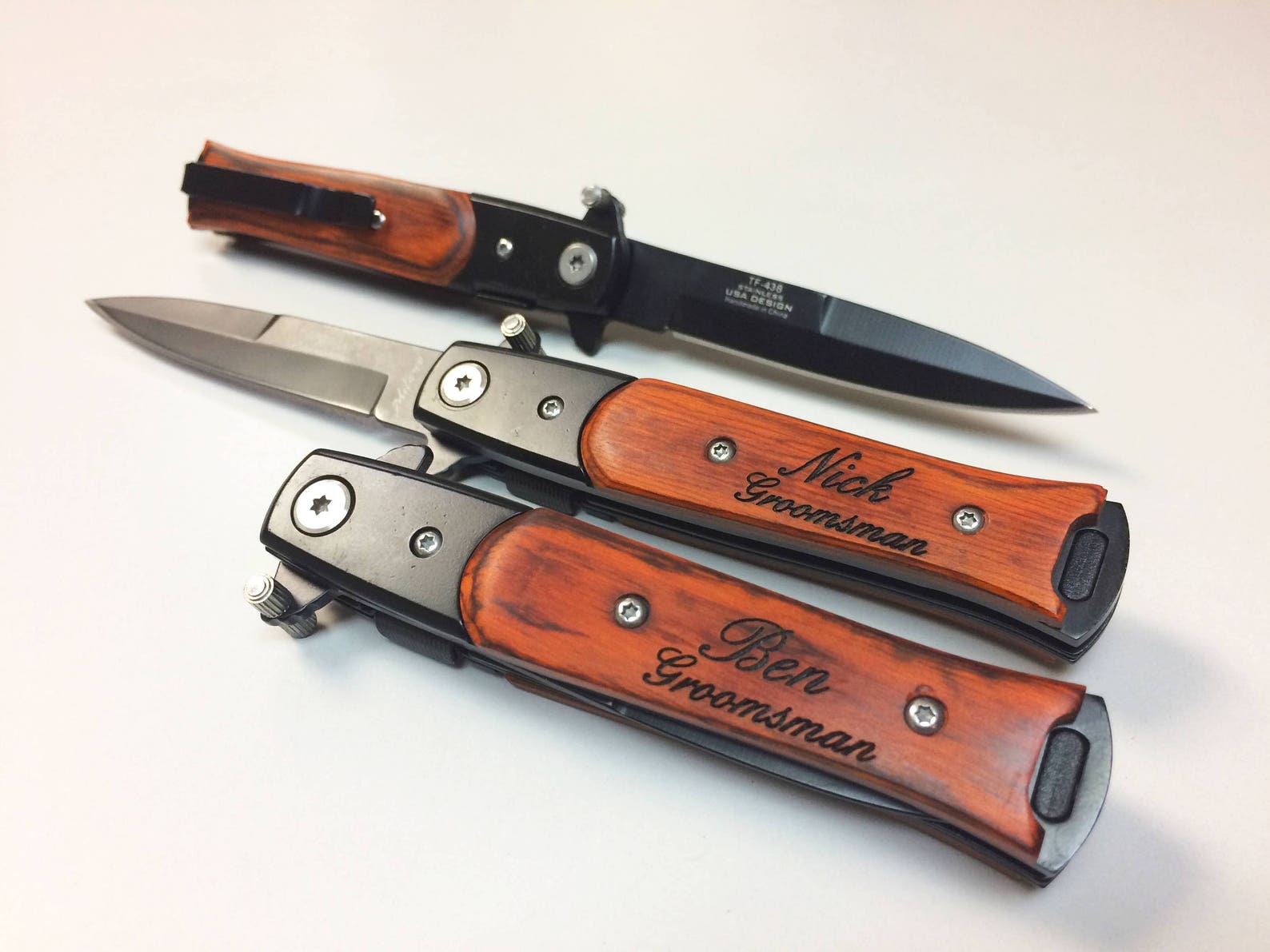 Personalized Knife Engraved Pocket Knife Groomsmen Knives | Etsy