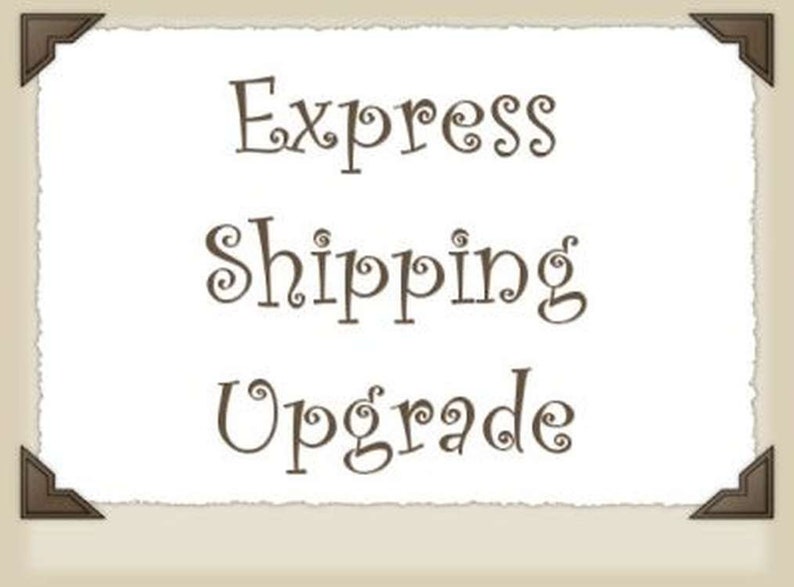 SHIPPING UPGRADE - Etsy