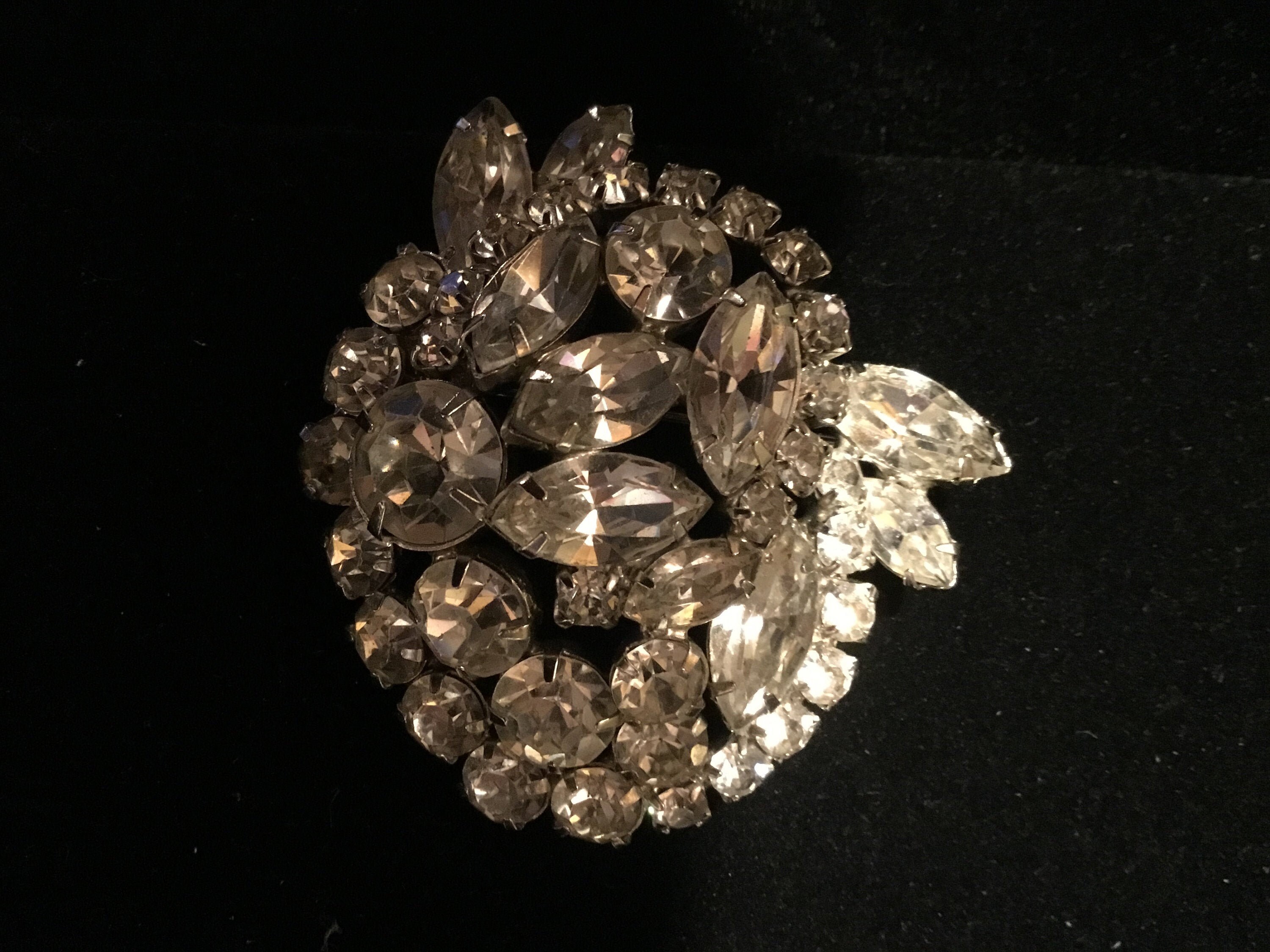 Vintage Signed KRAMER Rhinestone Brooch - Etsy UK