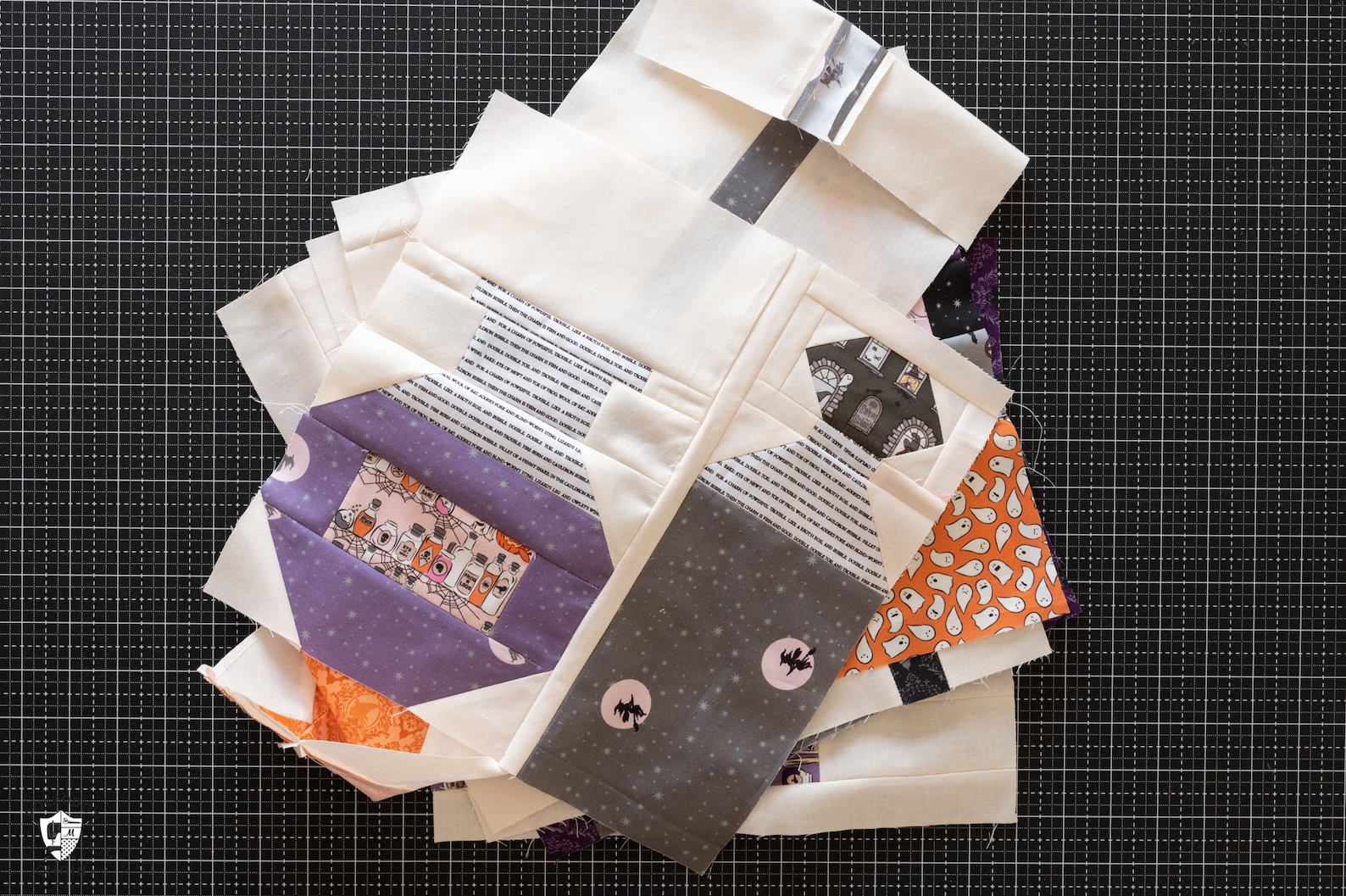 Spooky Shelfie Halloween Quilt Pattern | Digital PDF Pattern by Melissa ...