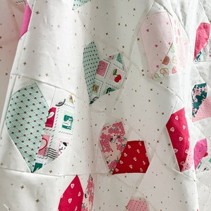 Heart of Hearts Quilt Pattern PDF by Melissa Mortenson of Polka Dot ...