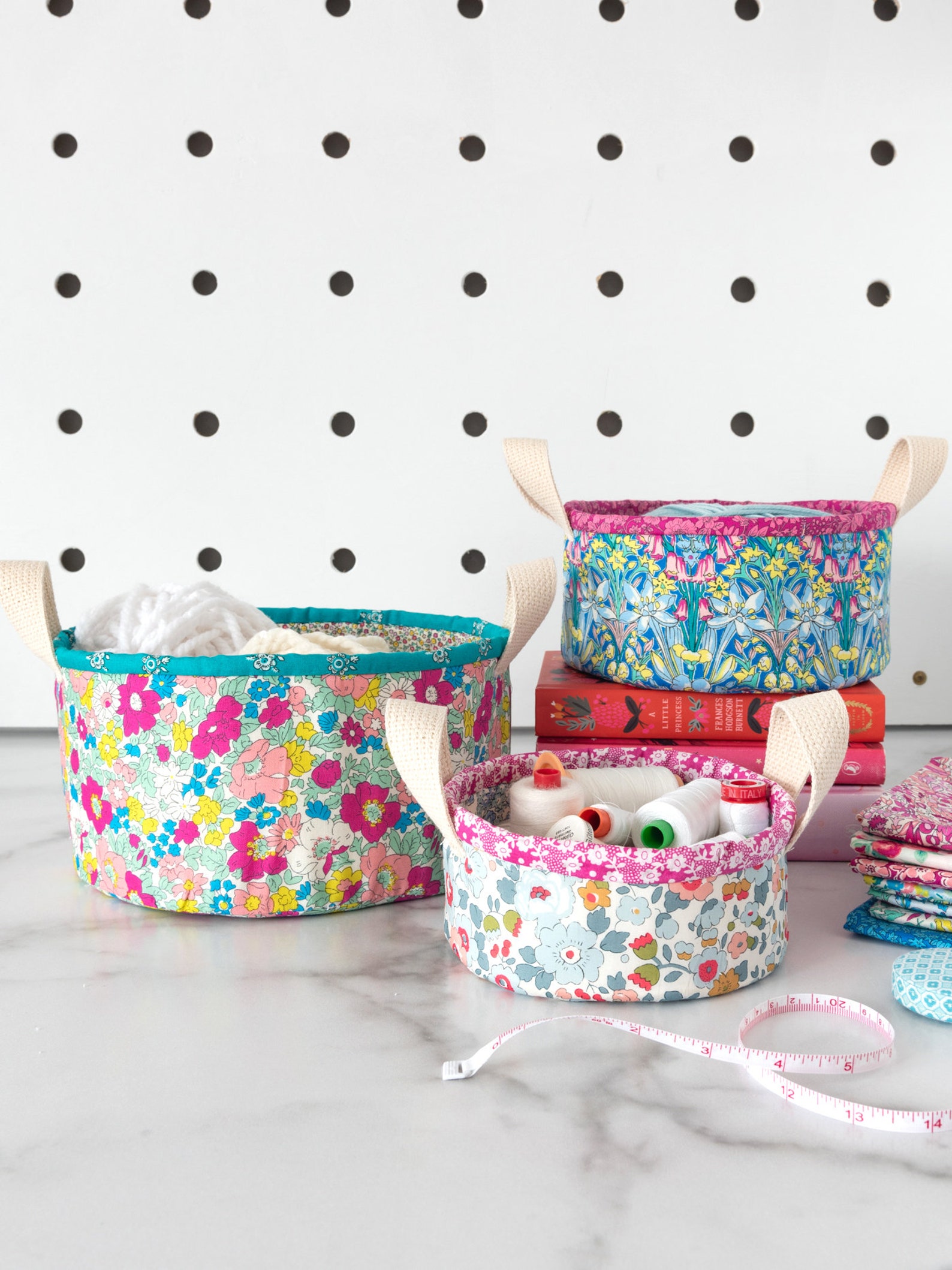 Nesting Fabric Baskets Sewing Pattern Digital PDF - Etsy