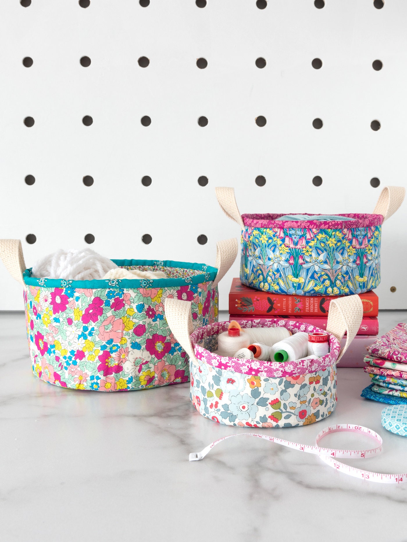 Nesting Fabric Baskets Sewing Pattern Digital PDF - Etsy