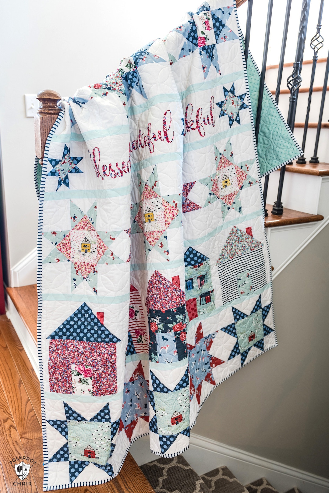 Let's Stay Home Quilt Pattern | Digital PDF Pattern by Melissa ...
