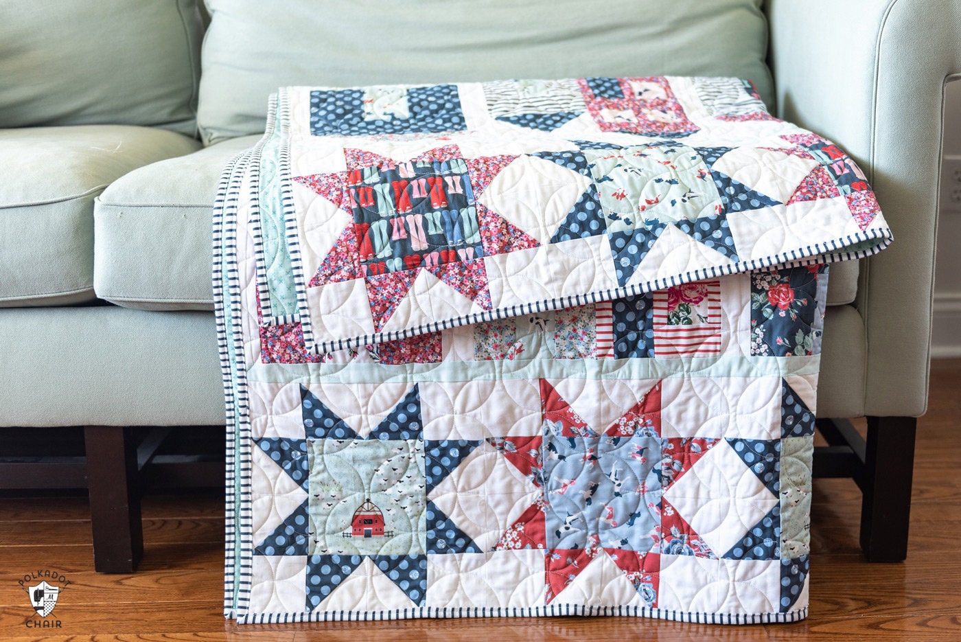 Let's Stay Home Quilt Pattern | Digital PDF Pattern by Melissa ...
