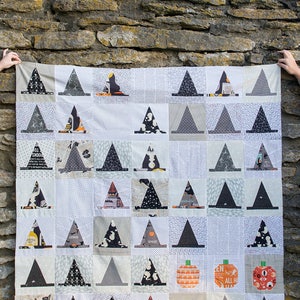 Halloween Haberdashery Witch Hat Quilt Pattern PDF by Melissa Mortenson ...