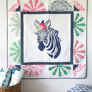 Zinnia Zebra Quilt Pattern PDF - Etsy