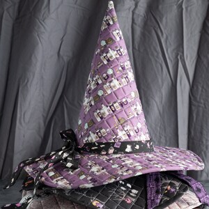 The Spellbound Quilted Witch Hat Sewing Pattern | Digital PDF Pattern ...