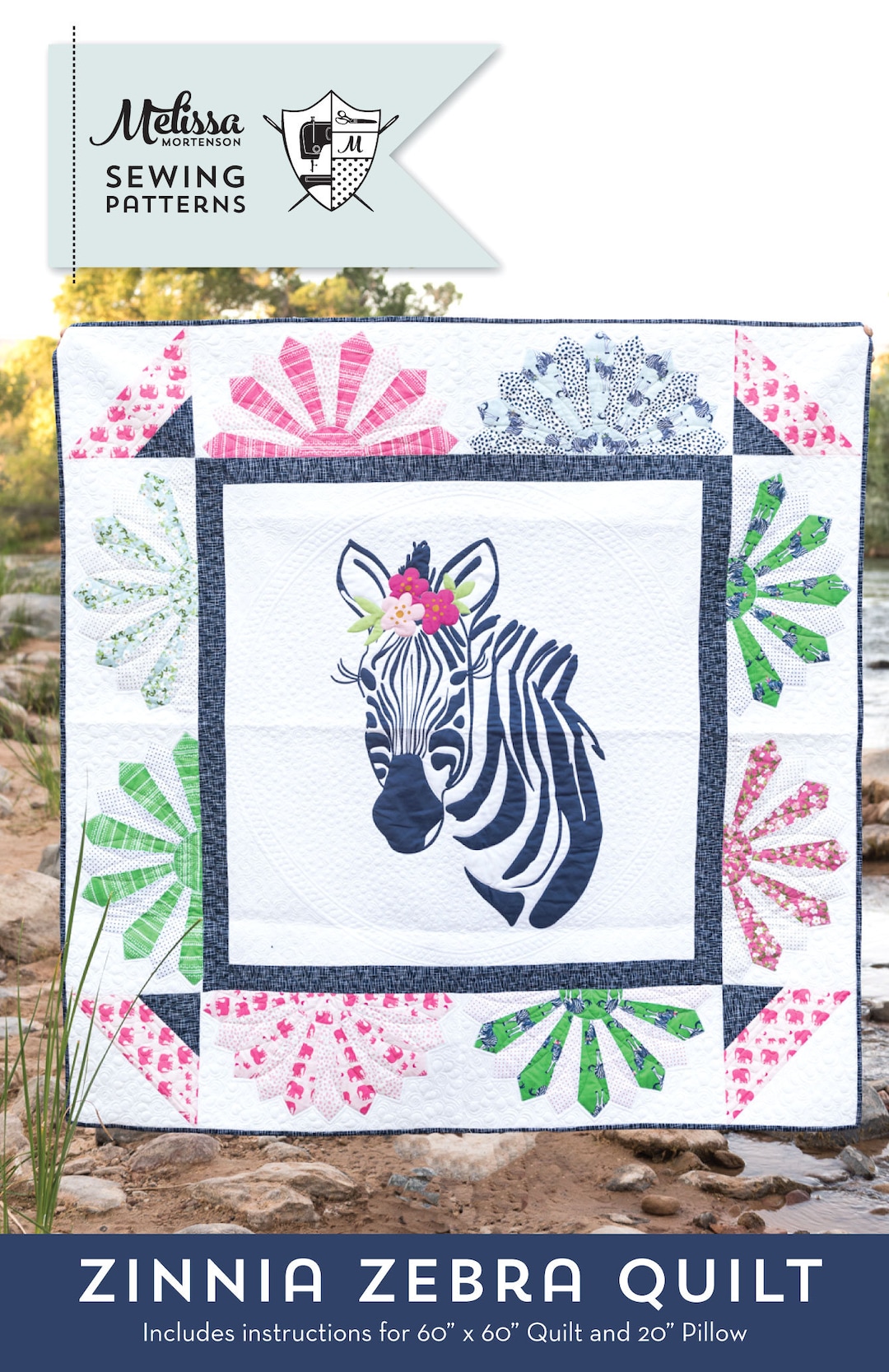 Zinnia Zebra Quilt Pattern PDF - Etsy